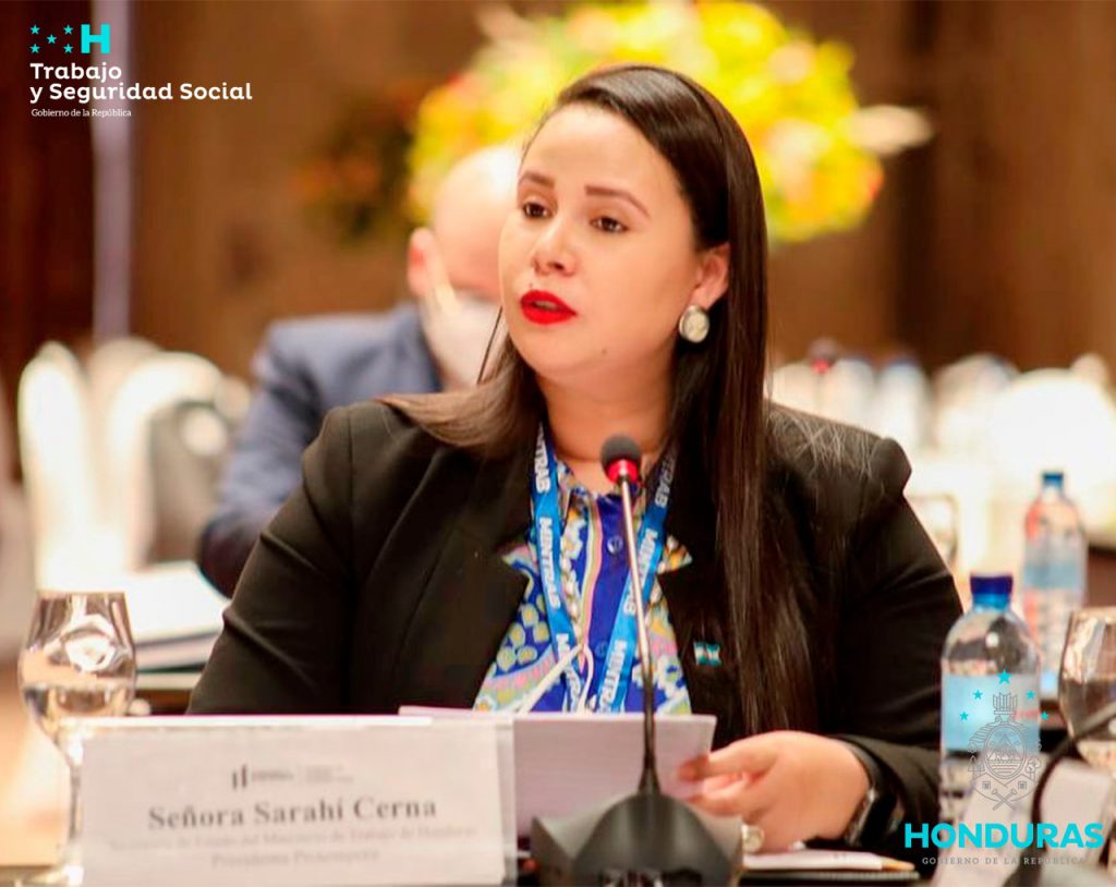 Ministra Cerna: Presidenta Pro Tempore del Consejo de Ministros del Trabajo de Centroamérica y ...